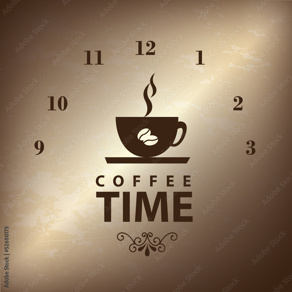 coffee time Stock Vector | Adobe Stock