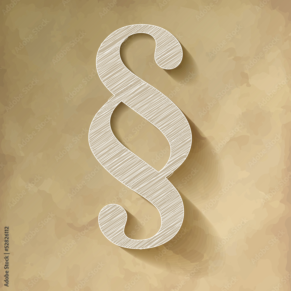 Paragraf Papier Vintage Scribble Stock-Vektorgrafik | Adobe Stock