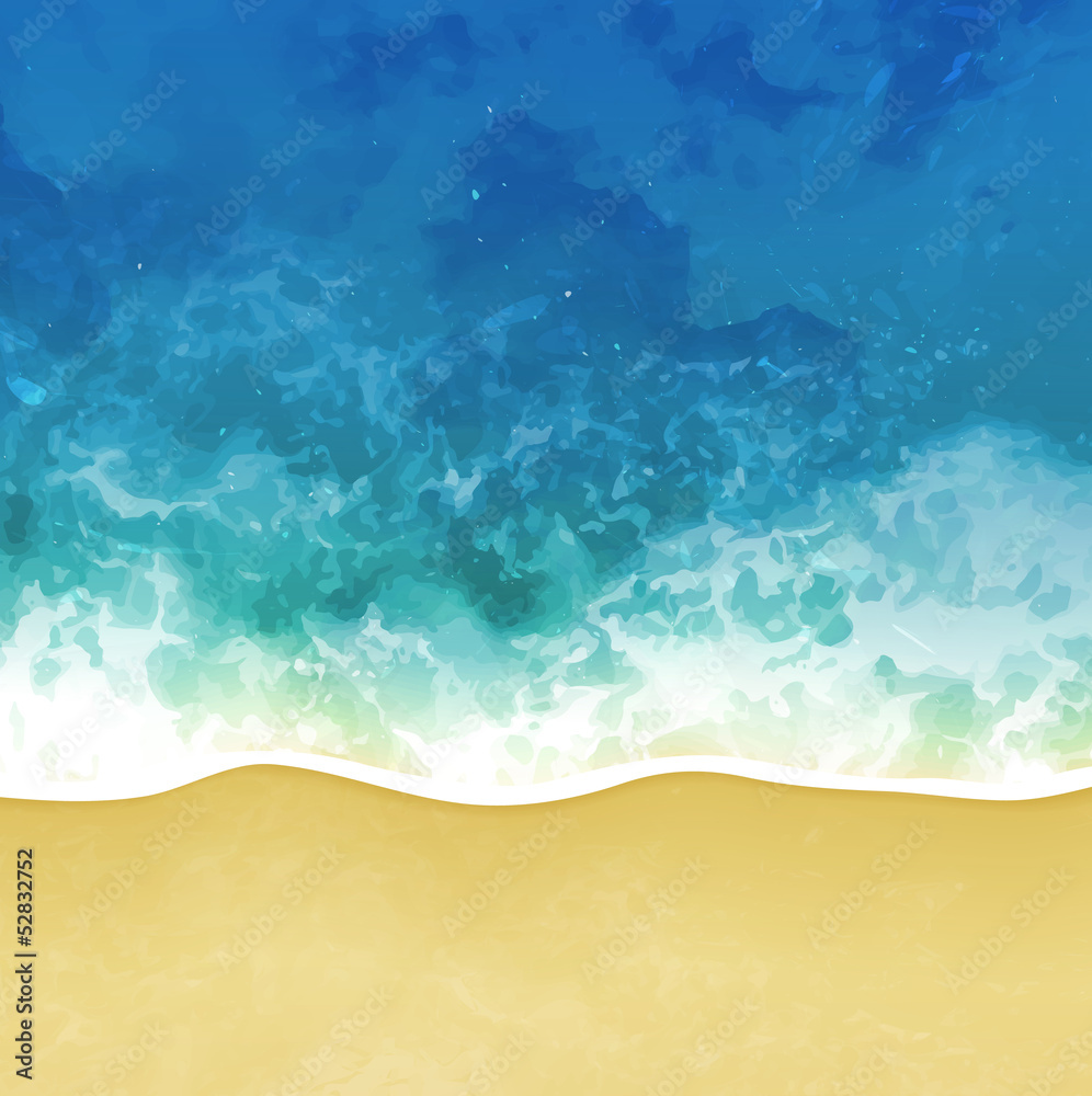 sea beach vector background Stock Vector | Adobe Stock