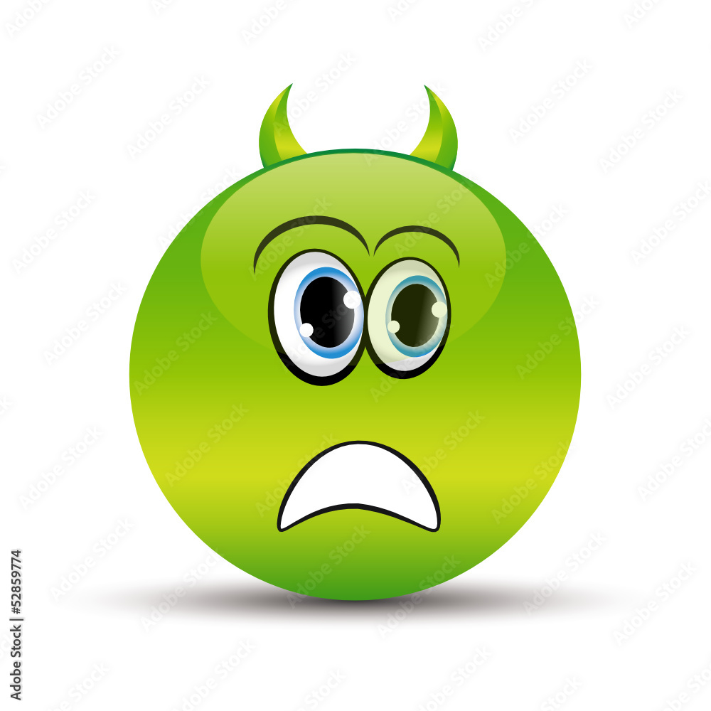 Smiley - Monstre Stock Vector | Adobe Stock