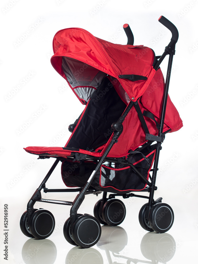 Red Stroller 1 Stock-Foto | Adobe Stock