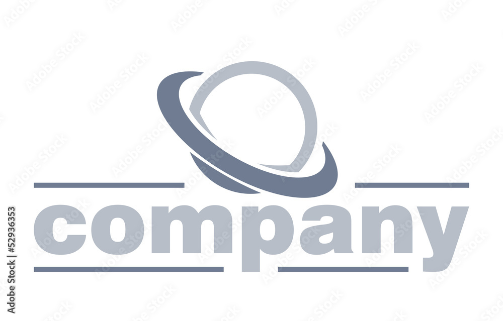 saturn logo modern company Stock Vector | Adobe Stock