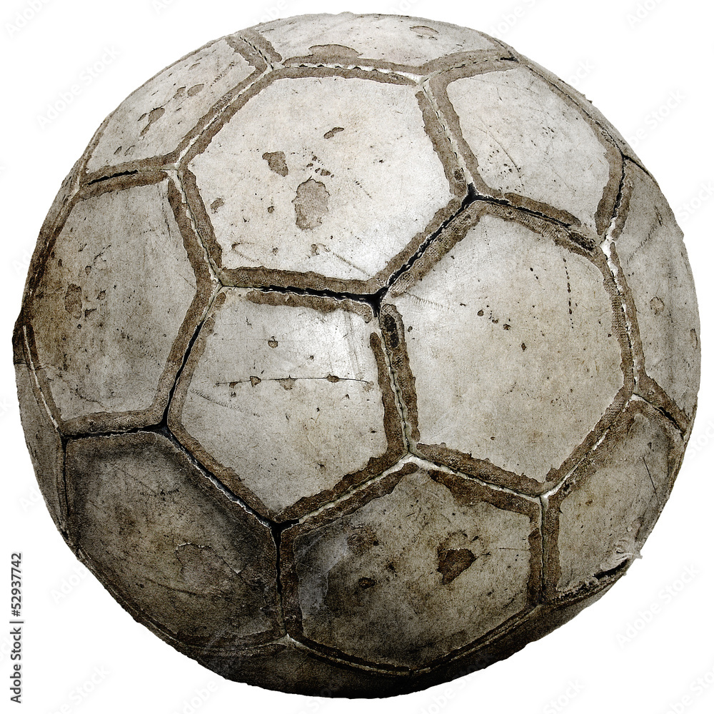 Vintage soccer ball Stock Photo | Adobe Stock