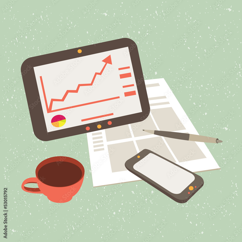 business Stock Vector | Adobe Stock