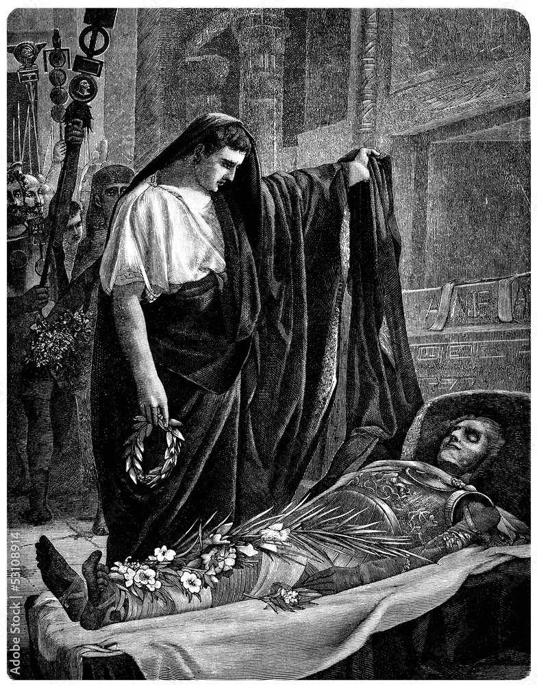 Roman Emperor August & dead Alexander the Great Stock Photo | Adobe Stock