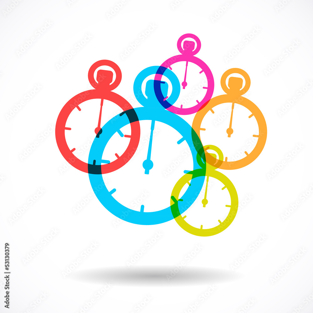 Picto Chronos Stock Vector | Adobe Stock