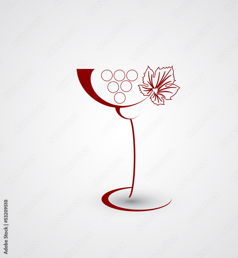 Wine menu card design background Stock Vector | Adobe Stock