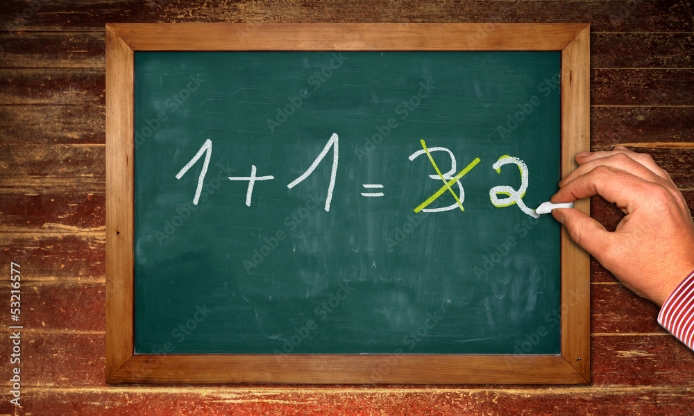 Kreidetafel - Mathe Stock Photo | Adobe Stock