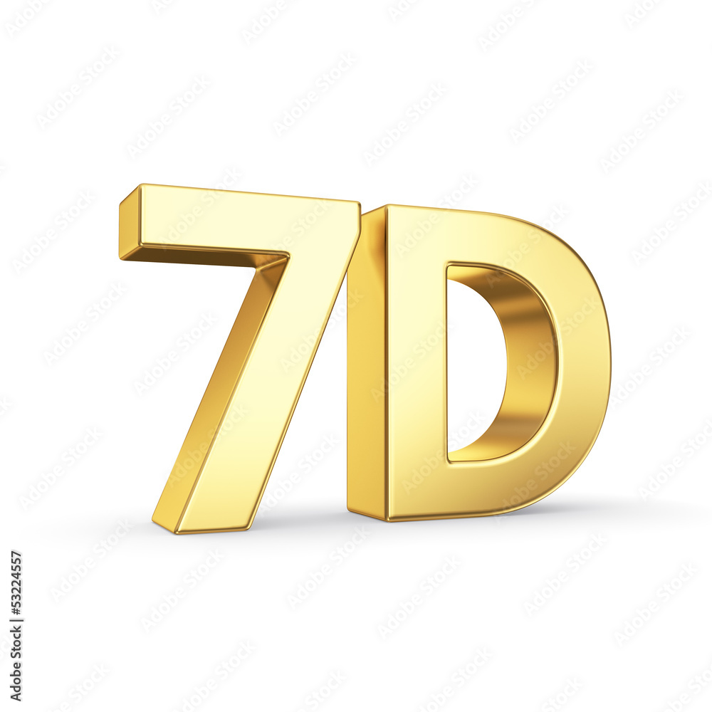 Golden symbol isolated on white with clipping path Stock Illustration ...