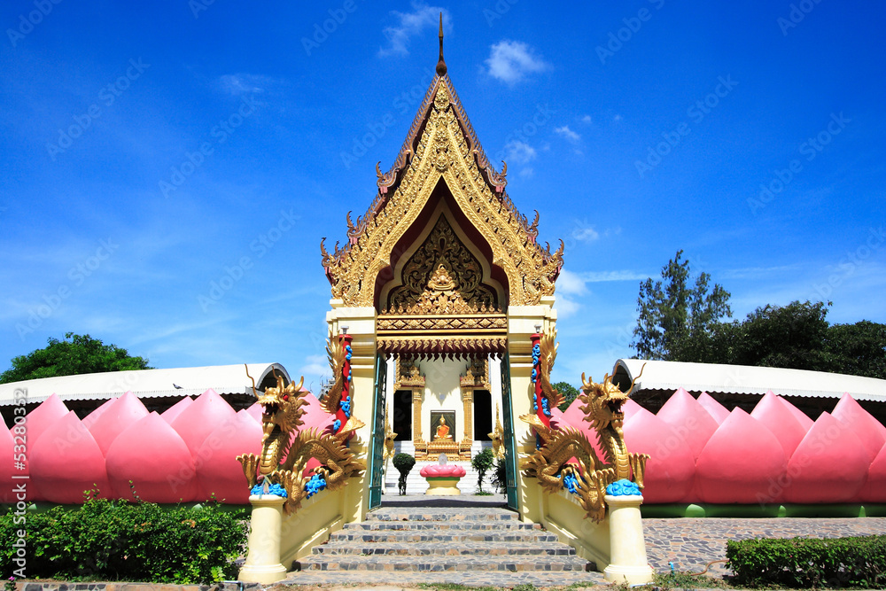 Beautiful Thai Temple Wat muang, temple in angtong, Thailand Stock ...