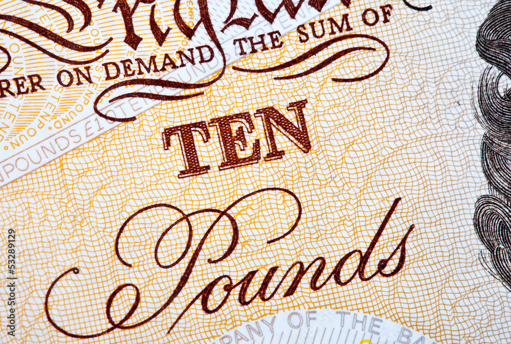 Ten Pounds Stock Photo | Adobe Stock