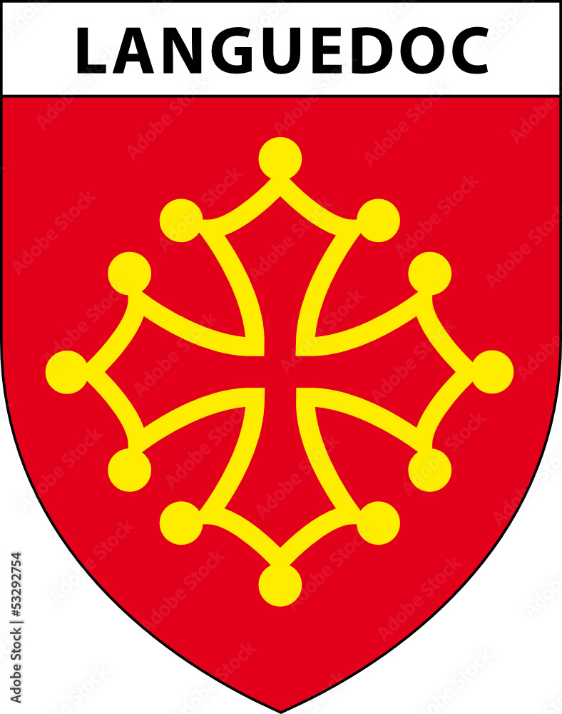 Vetor de Blason Languedoc do Stock | Adobe Stock