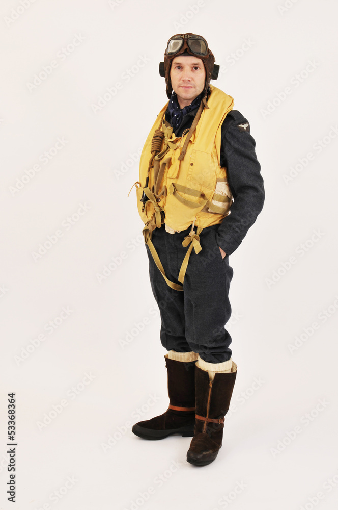 WW2 RAF Pilot / Bomber Crew Stock Photo | Adobe Stock
