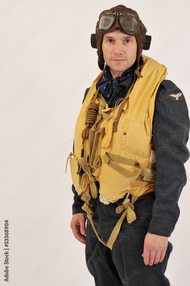 WW2 RAF Pilot /Bomber Crew Stock Photo | Adobe Stock