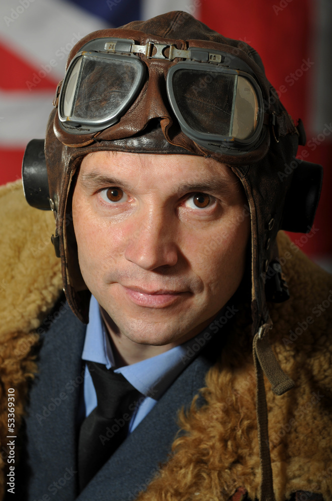 WW2 RAF Pilot / Aircrew Stock Photo | Adobe Stock