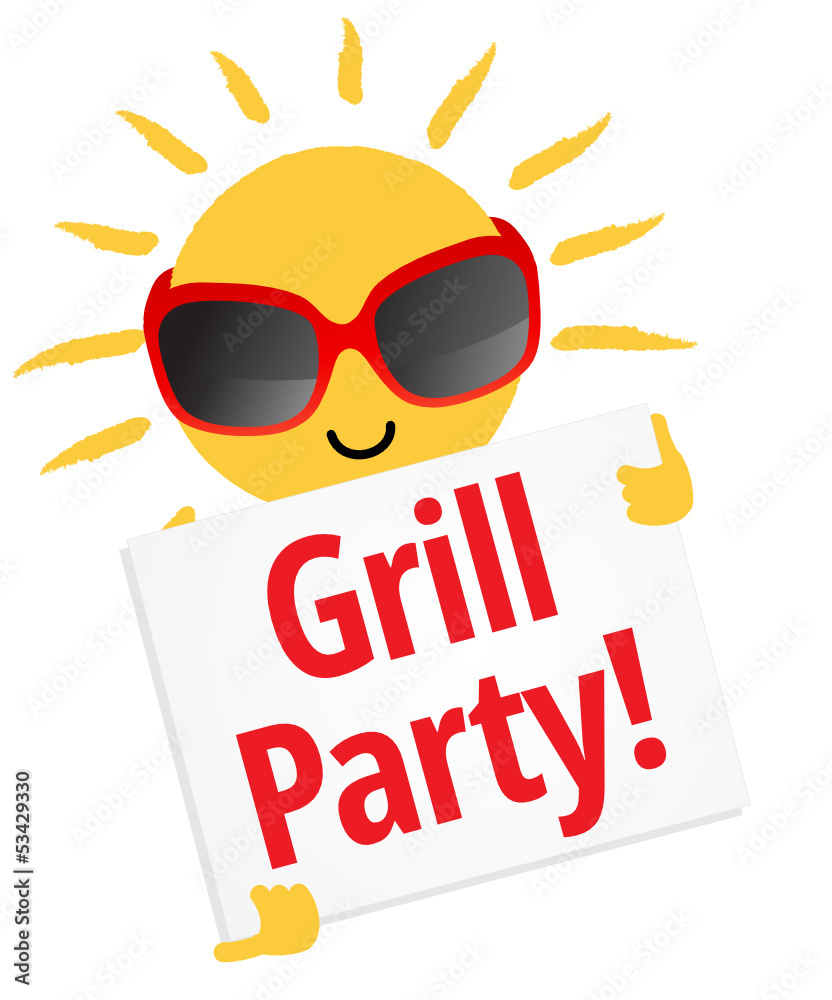 Grillparty Stock-Vektorgrafik | Adobe Stock