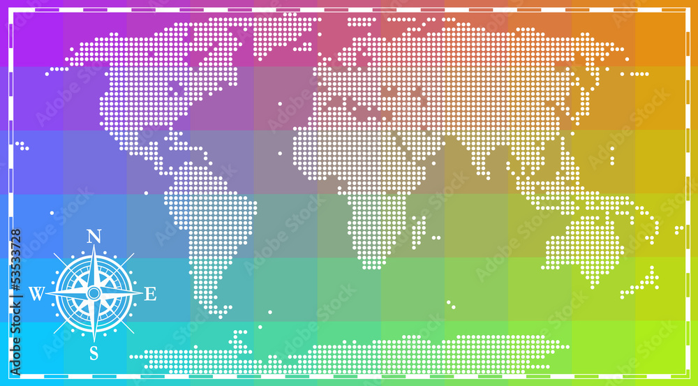 World map for infographics Stock Vector | Adobe Stock