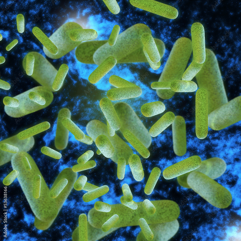 Legionellen - 3D Render Stock-Illustration | Adobe Stock