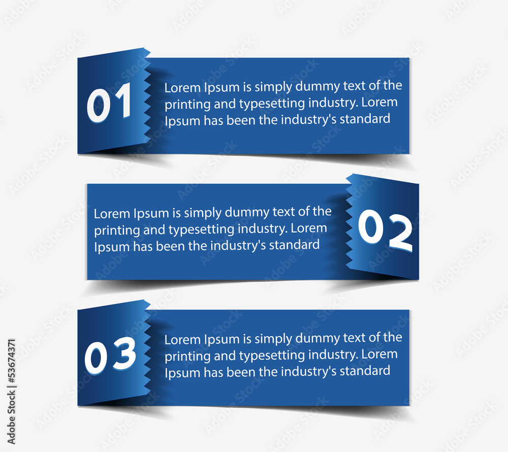 Vector information banner design element. Stock Vector | Adobe Stock