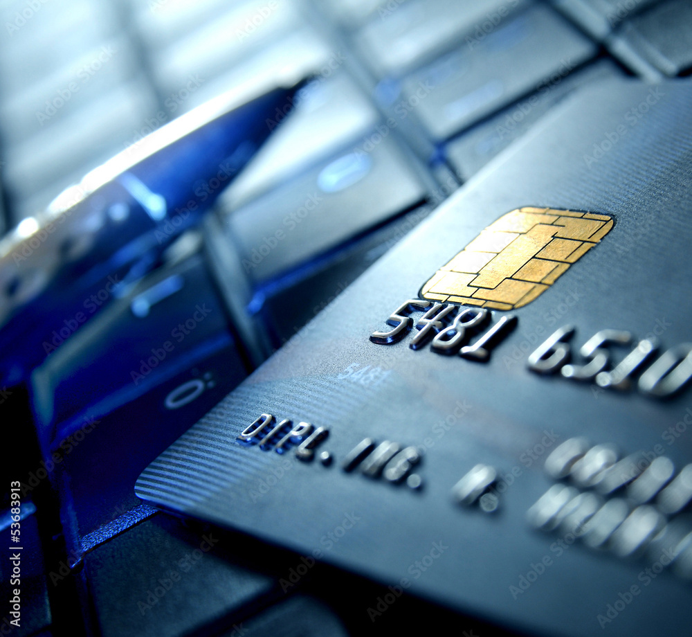 Kreditkarte - Bargeldlos bezahlen Stock-Foto | Adobe Stock