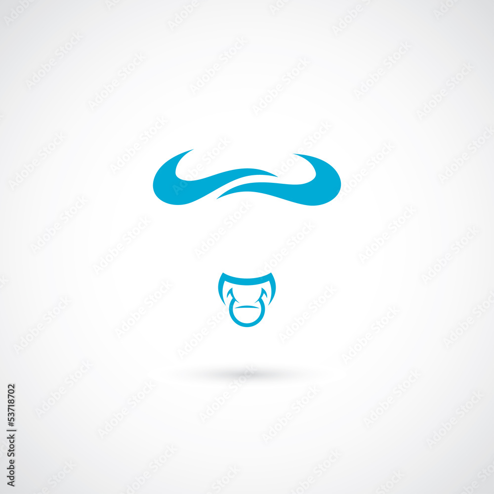 Bull sign Stock Vector | Adobe Stock