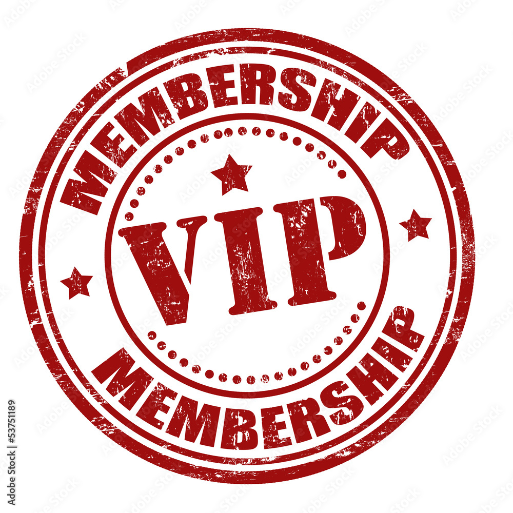 Membership vip stamp Stock Vector | Adobe Stock