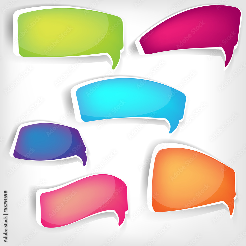 Paper origami speech bubble Stock Vector | Adobe Stock
