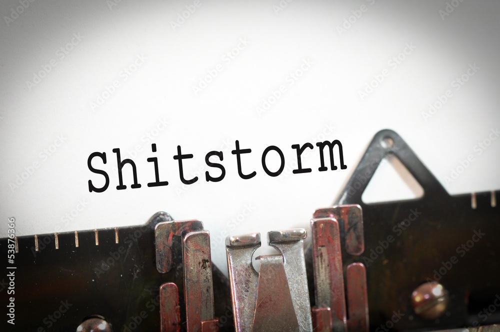 Shitstorm Stock Photo | Adobe Stock