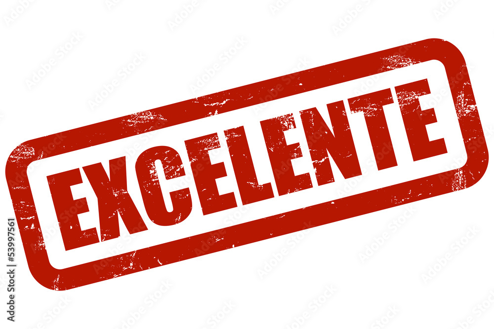 Grunge Stempel rot EXCELENTE Stock Illustration | Adobe Stock