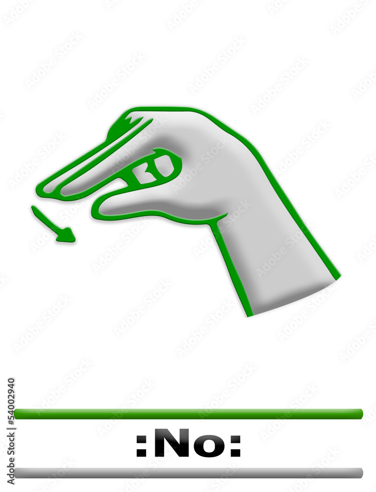 sign language, finger alphabet, part of a series. Stock Illustration ...