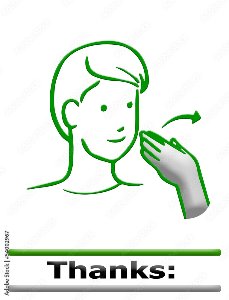 sign language, finger alphabet, part of a series. Stock Illustration ...