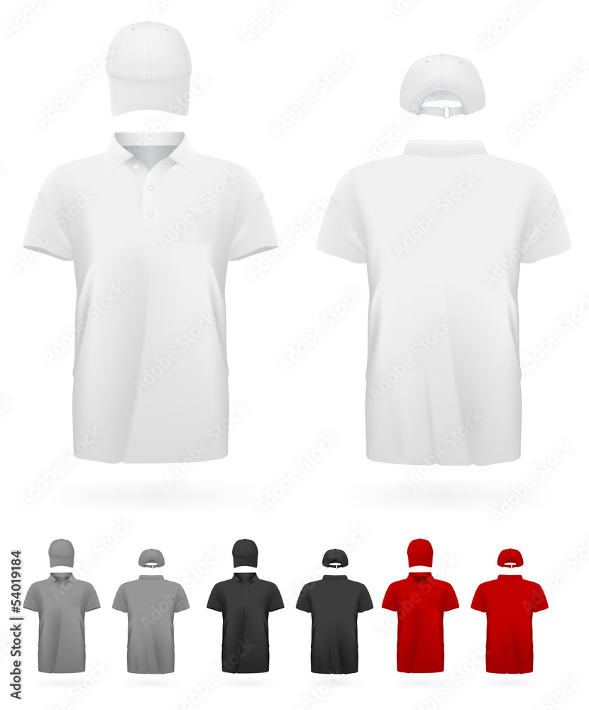 Polo shirt uniform template Stock Vector | Adobe Stock