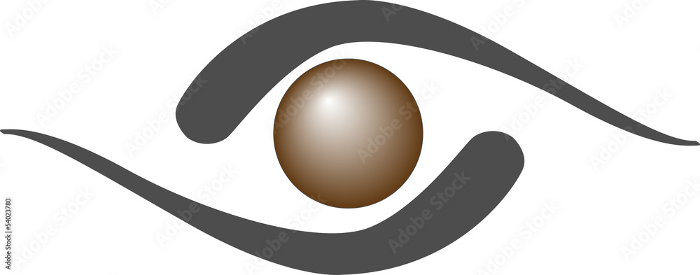 logo occhio Stock Illustration | Adobe Stock