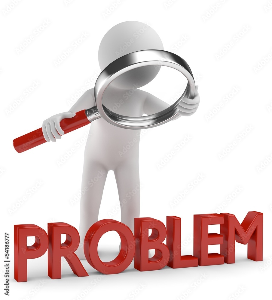 lupe Problem Stock-Illustration | Adobe Stock