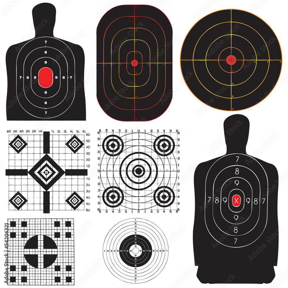 Targets Stock Vector | Adobe Stock