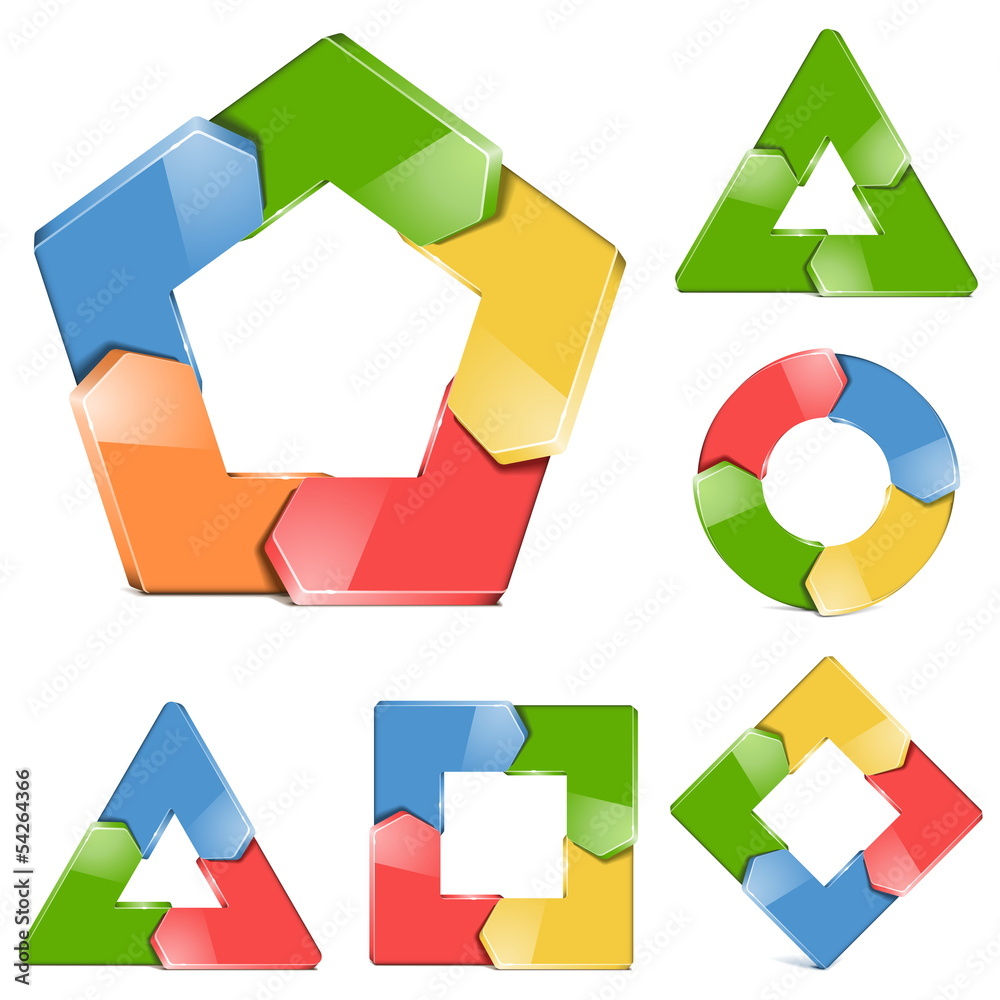 Vector system cycle set 2 Stock Vector | Adobe Stock