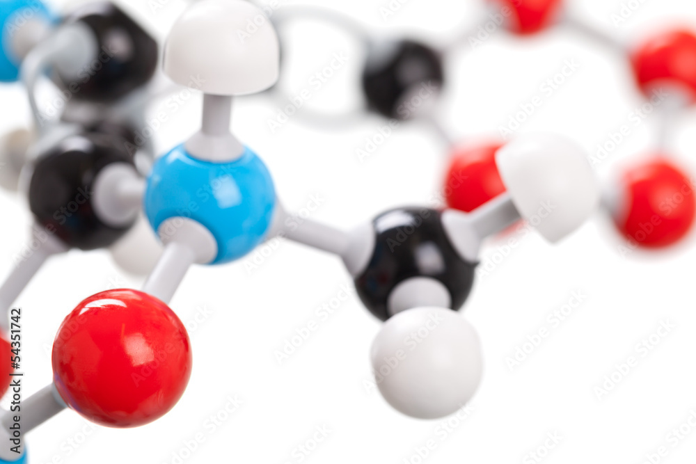 Chemistry molecule model Stock Photo | Adobe Stock