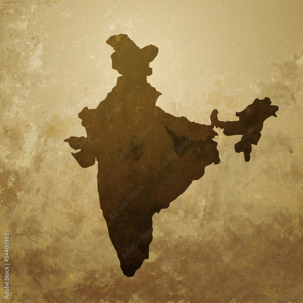vector indian map Stock Vector | Adobe Stock