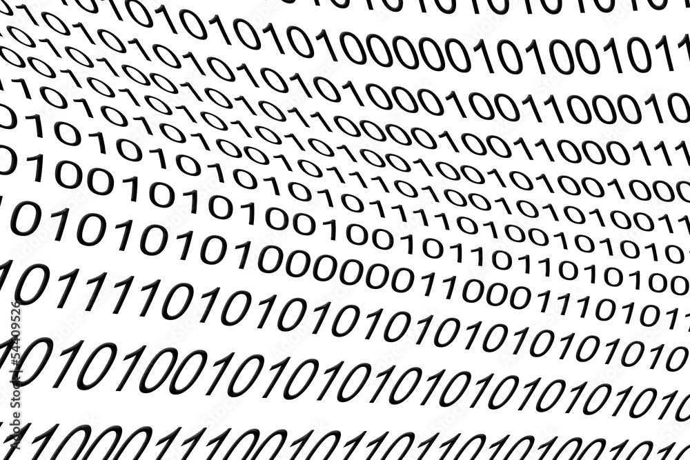 Binary Code as futuristic background Stock Illustration | Adobe Stock
