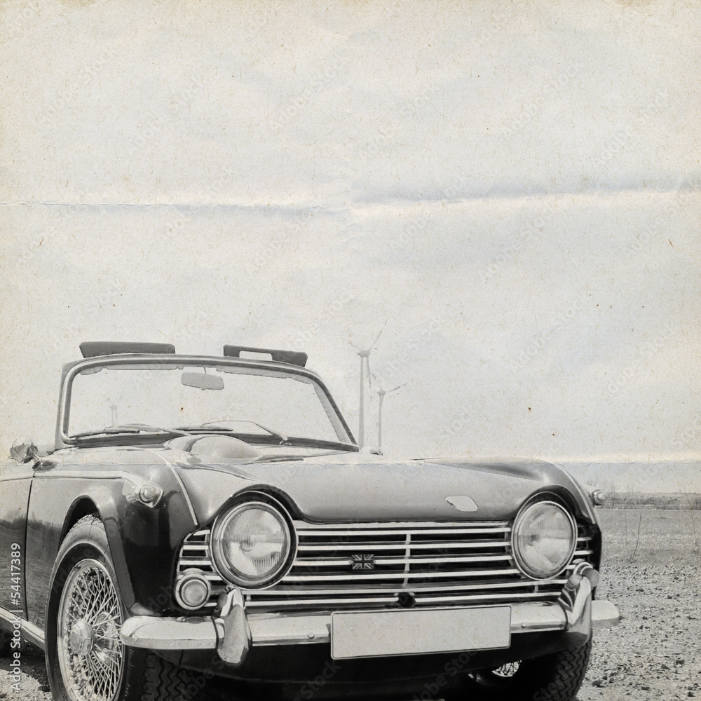 Oldtimer Background Triumph Stock Photo | Adobe Stock