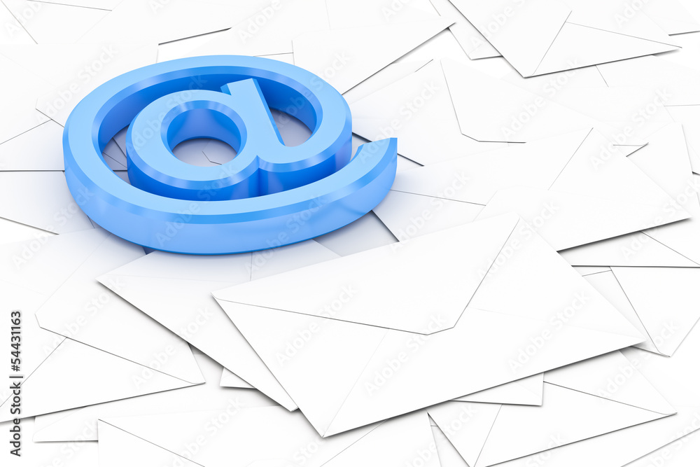 e-mail vs letter Stock-Illustration | Adobe Stock