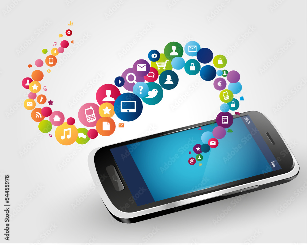 smartphone Stock-Vektorgrafik | Adobe Stock