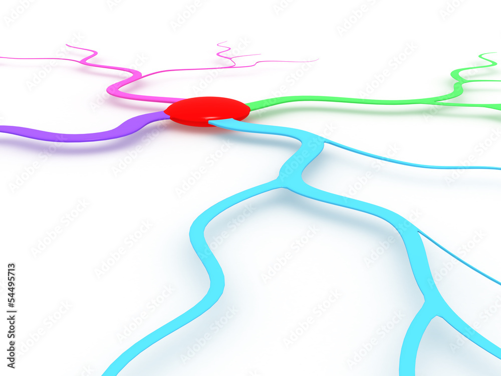 Color map of the mind #4 Stock Illustration | Adobe Stock