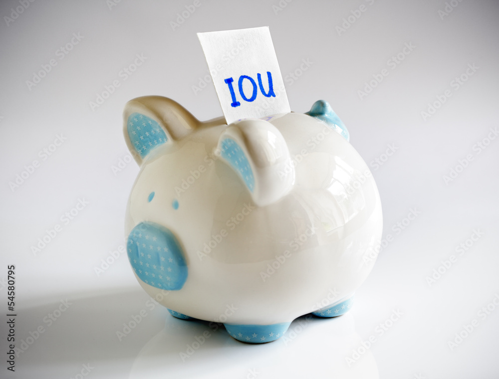 Iou Piggy Bank