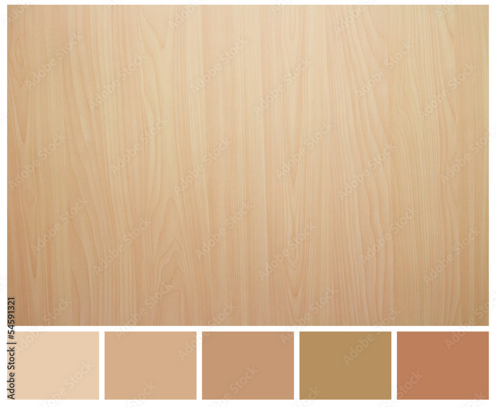 Seamless wood texture with colored palette guide for design work Stock ...