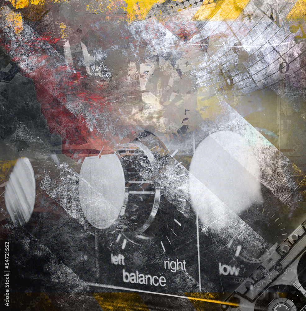 Grunge music background Stock Illustration | Adobe Stock