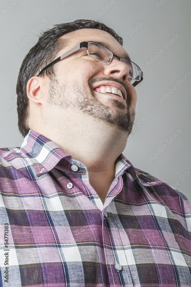 Laughing head off Stock Photo | Adobe Stock