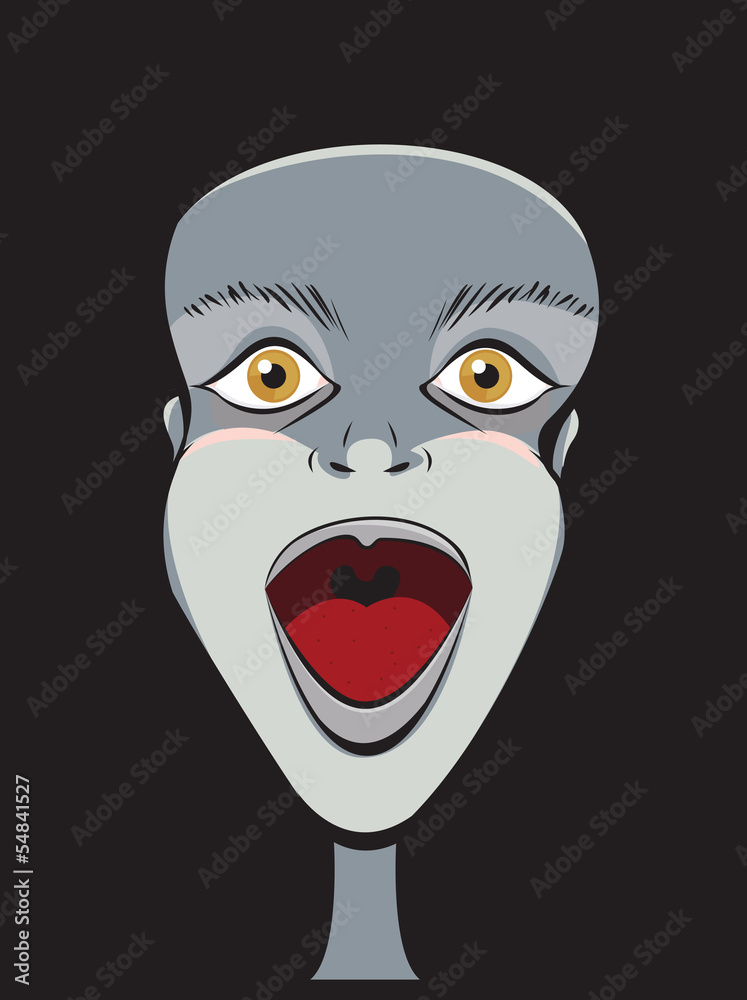 Scream Stock Vector | Adobe Stock