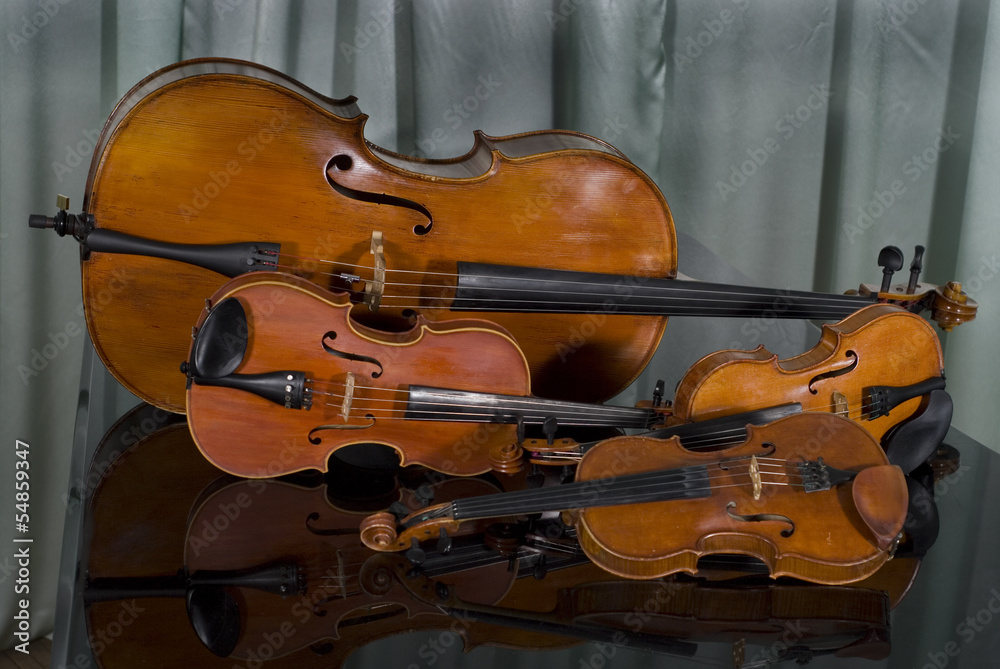 Violin Viola Cello Bass Wallpaper