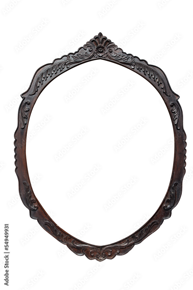 Blank Oval Frame